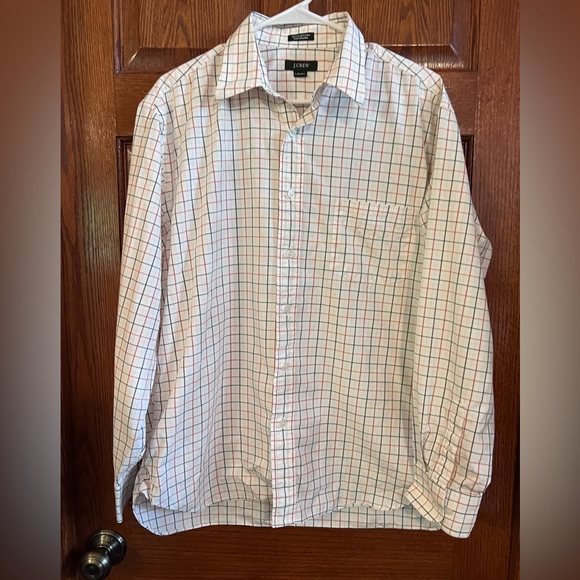 J. Crew | Shirts | J Crew Large 6165 Mens Dress Shirt Plaid | Poshmark